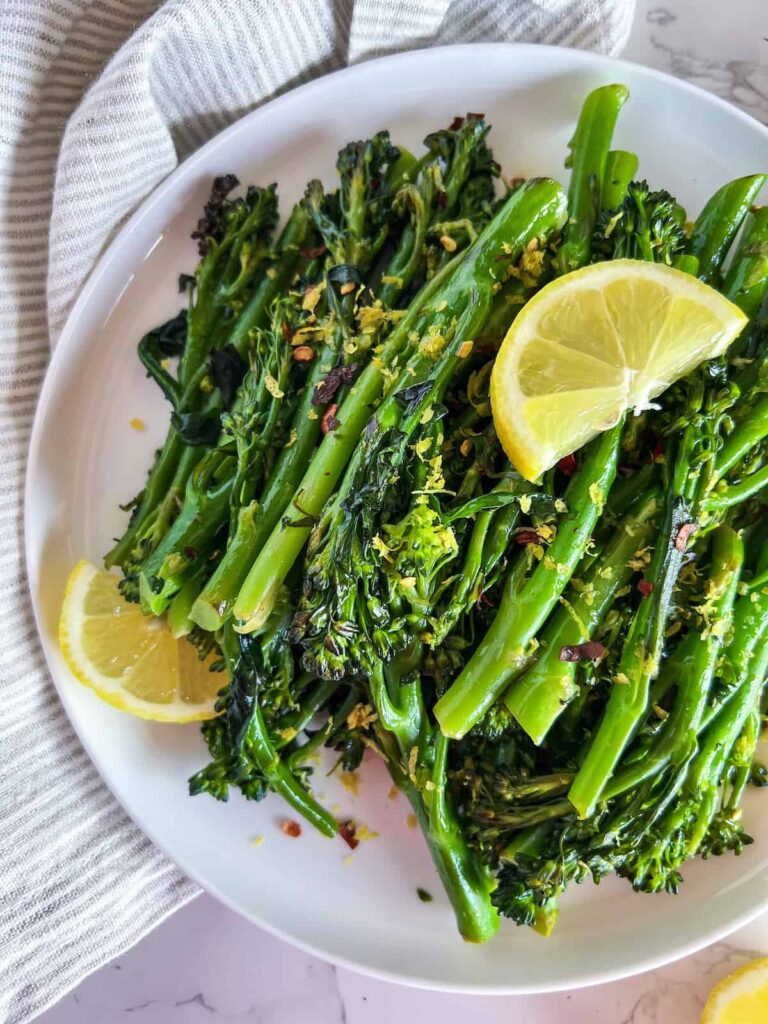 Sauteed Baby Broccoli (Broccoletti) with Lemon and Garlic - Big ...